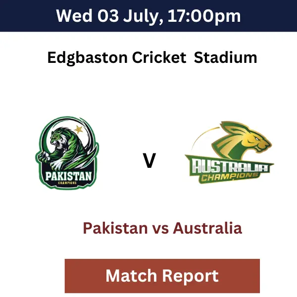 World Championship of Legends Cricket 2024 Edgbaston